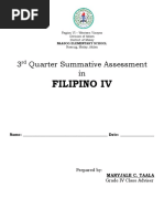 Filipino1 - Q3 - Module14 - Mga Babala Sa Paligid - v1 | PDF