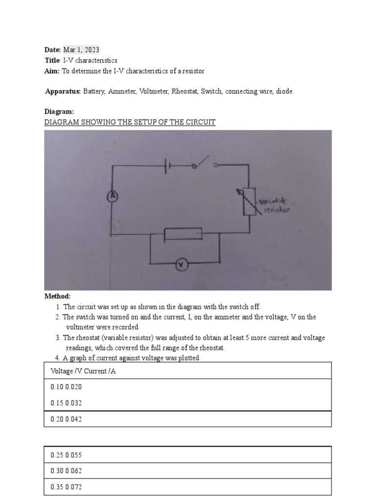 Physics Circuit Lab | PDF
