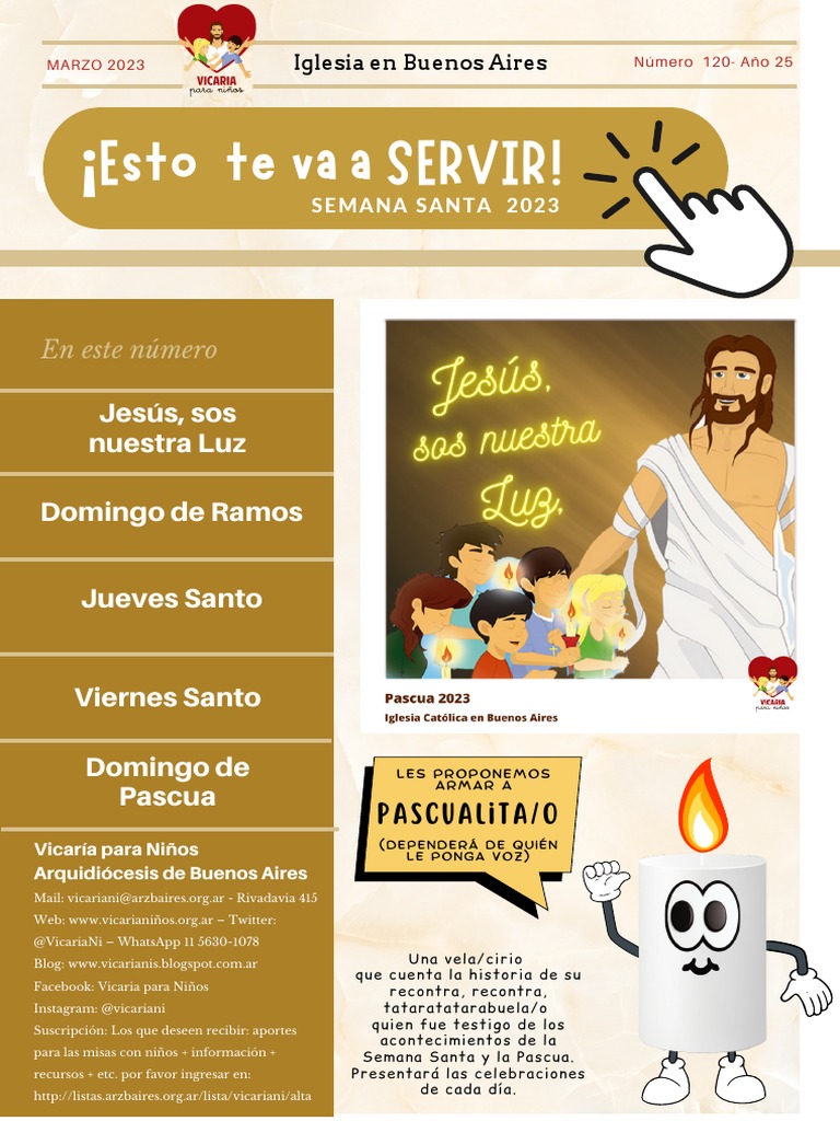 Propuestas para Semana Santa 2023 | PDF | Pascua de Resurrección | Jesús