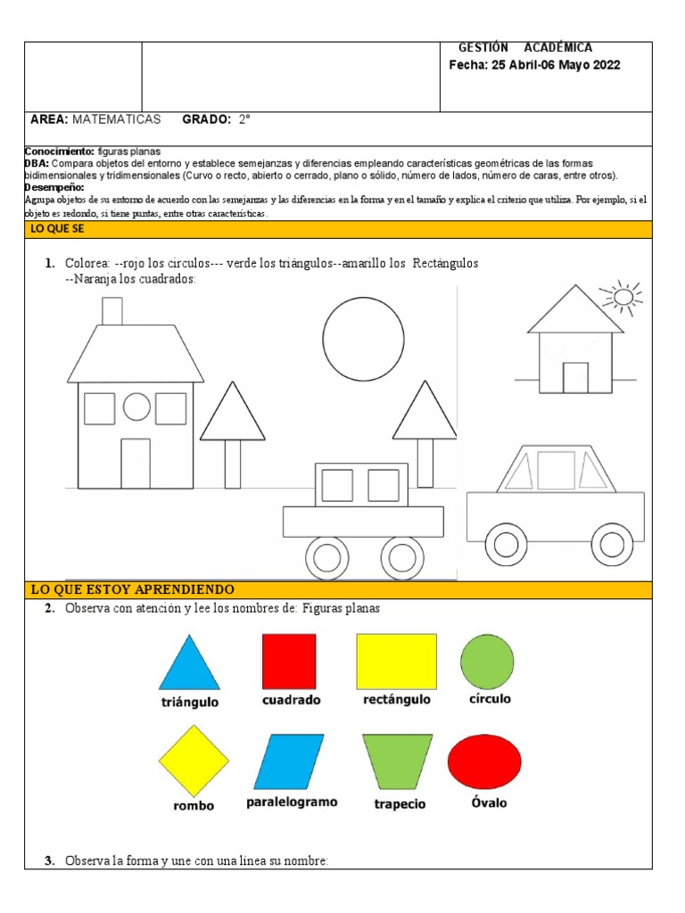 2° Figuras Planas | PDF