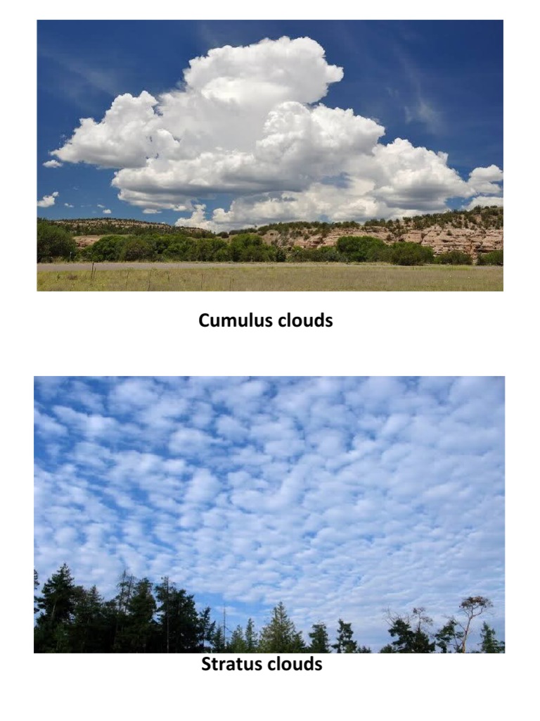 Different Types of Clouds | PDF