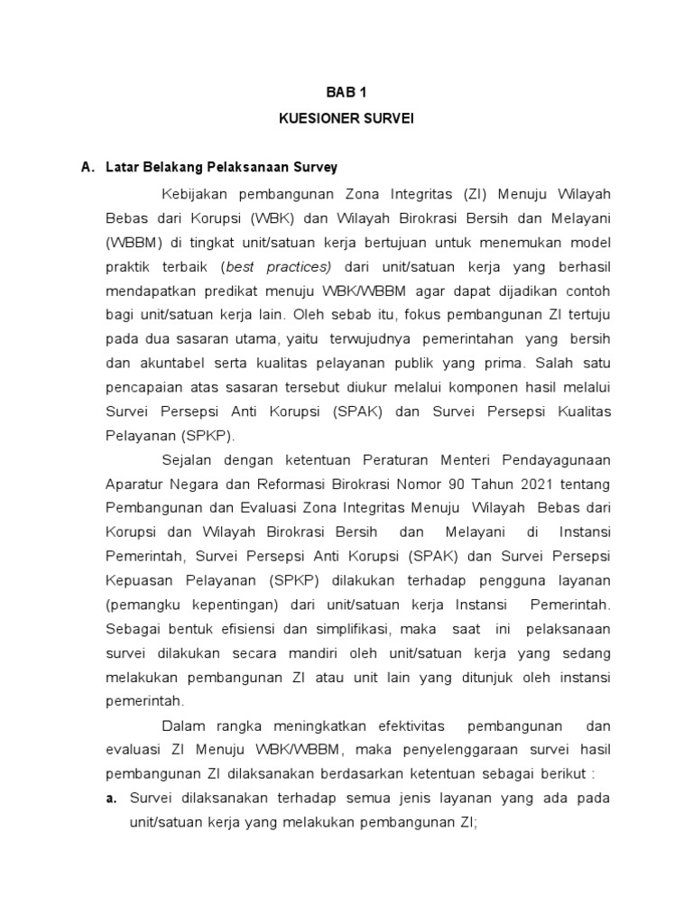 Kerangka Laporan Hasil Pelaksanaan Survei Ipkp Dan Ipak | PDF | Bisnis