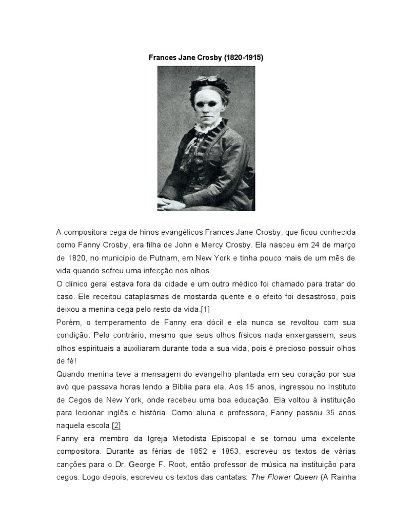 Frances Jane Crosby | PDF