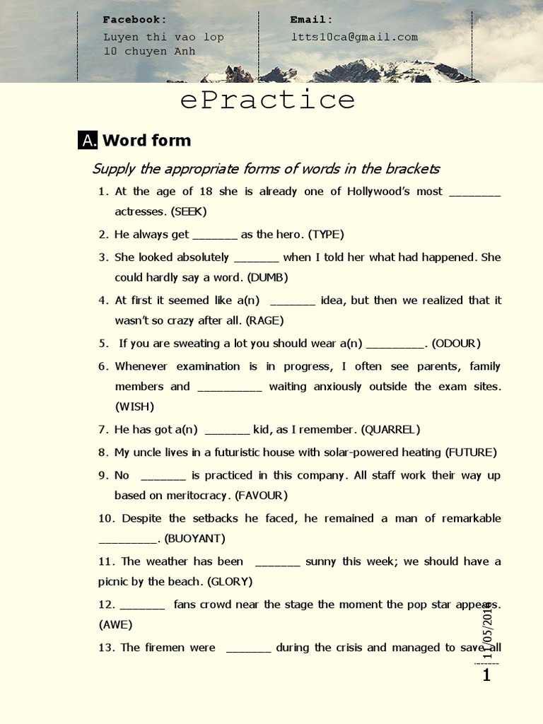 [ePractice][Wordform][11-5-16] | PDF