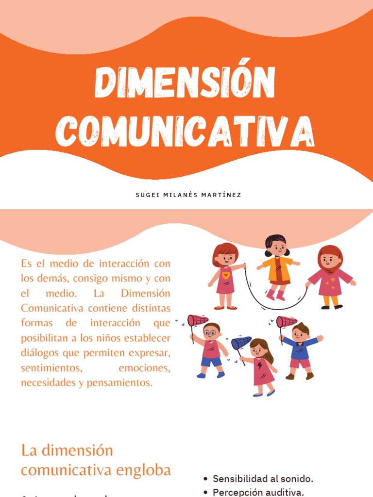 Dimensión Comunicativa | PDF | Percepción | Aprendizaje