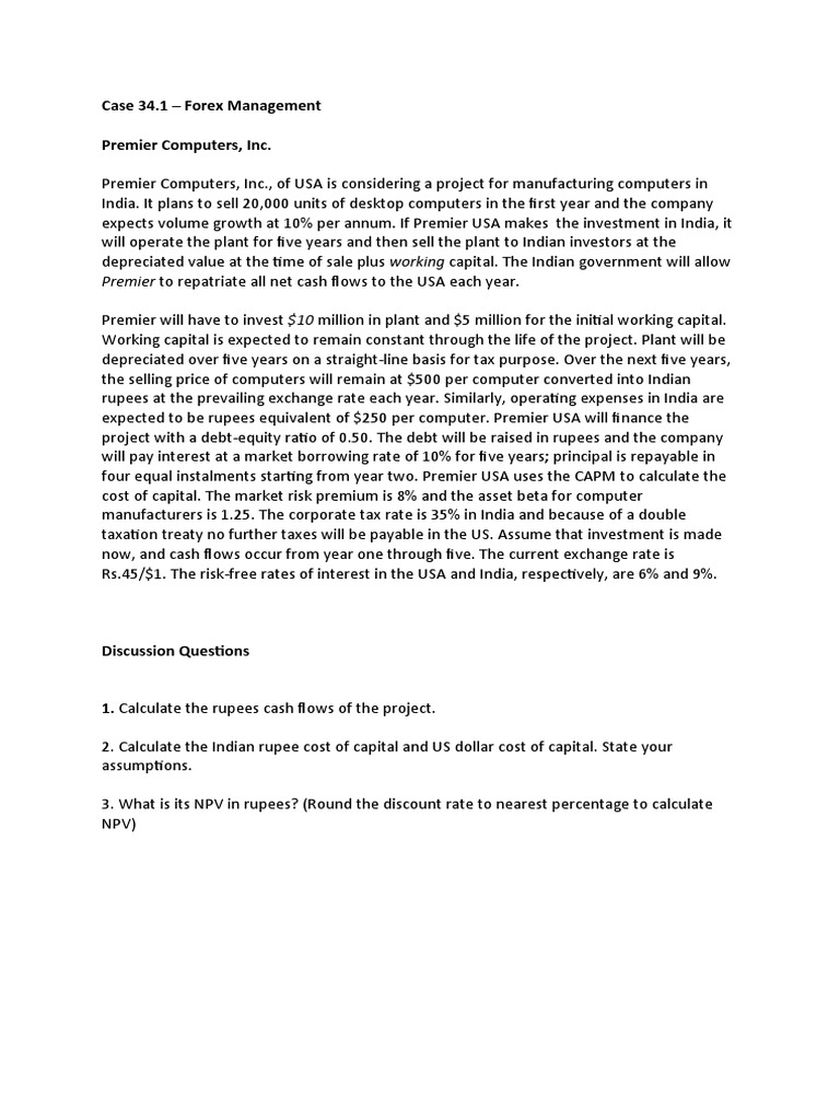 Project 4 - Forex Management | PDF