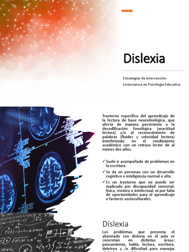Estrategias para Intervención en Dislexia | PDF | Aprendizaje ...