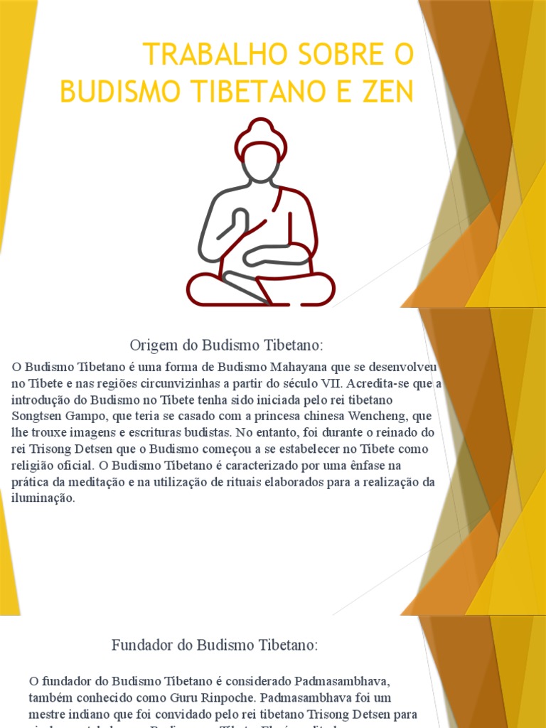Trabalho Sobre o Budismo Tibetano e Zen | PDF | Zen | Budismo tibetano