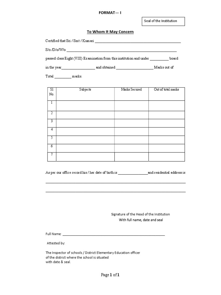 format-i-sl-no-subjects-marks-secured-out-of-total-marks-pdf