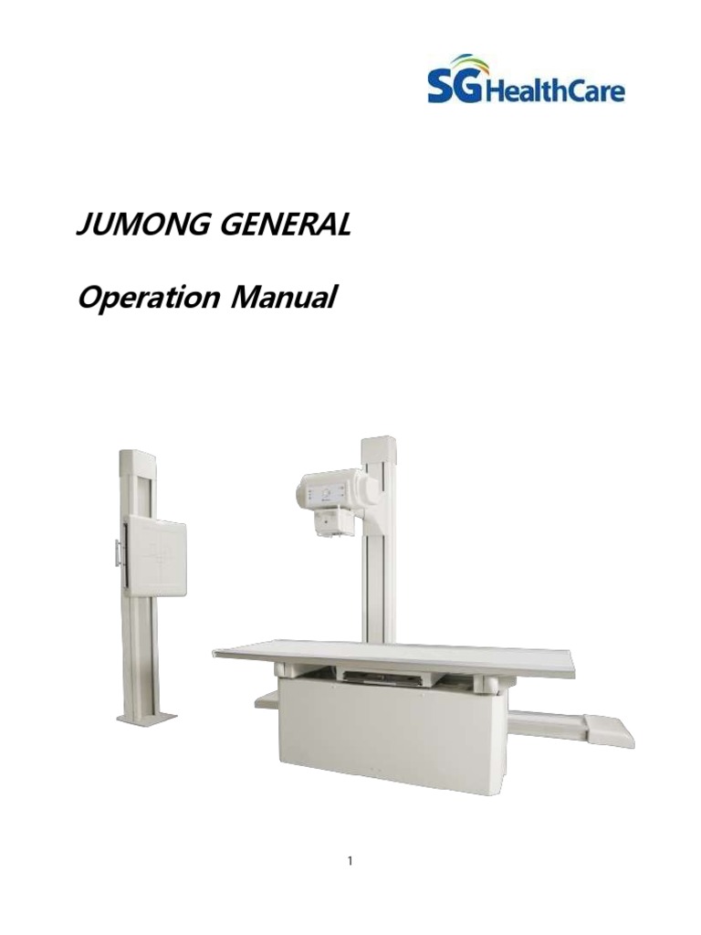 Jumong General X-Ray Operation Manual | PDF