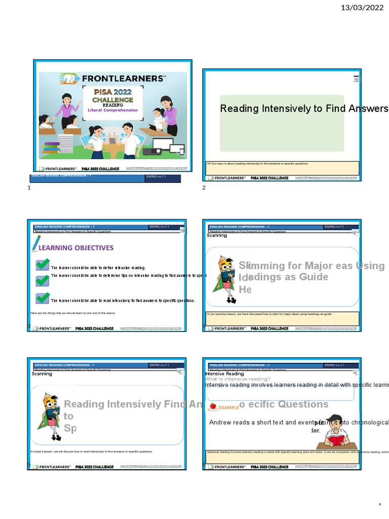 literal comprehension converted | PDF