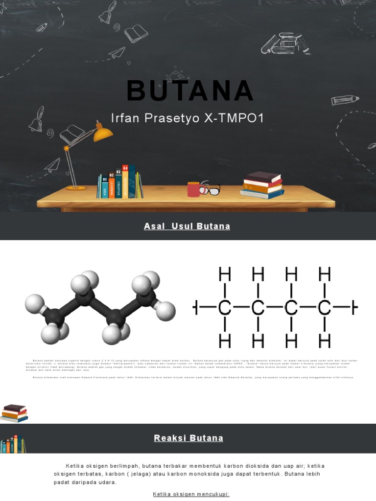 Butana: Sifat, Kegunaan, dan Dampak | PDF | Kajian Bahasa Asing