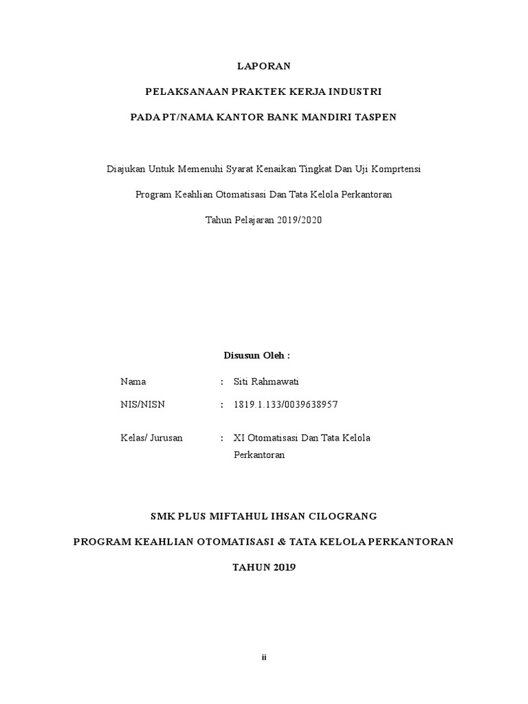 Kata Pengantar Dan Lain0-Lain | PDF