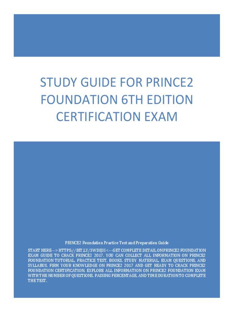 UPDATED PRINCE2 Foundation 6th Edition | PDF | Risk | Business