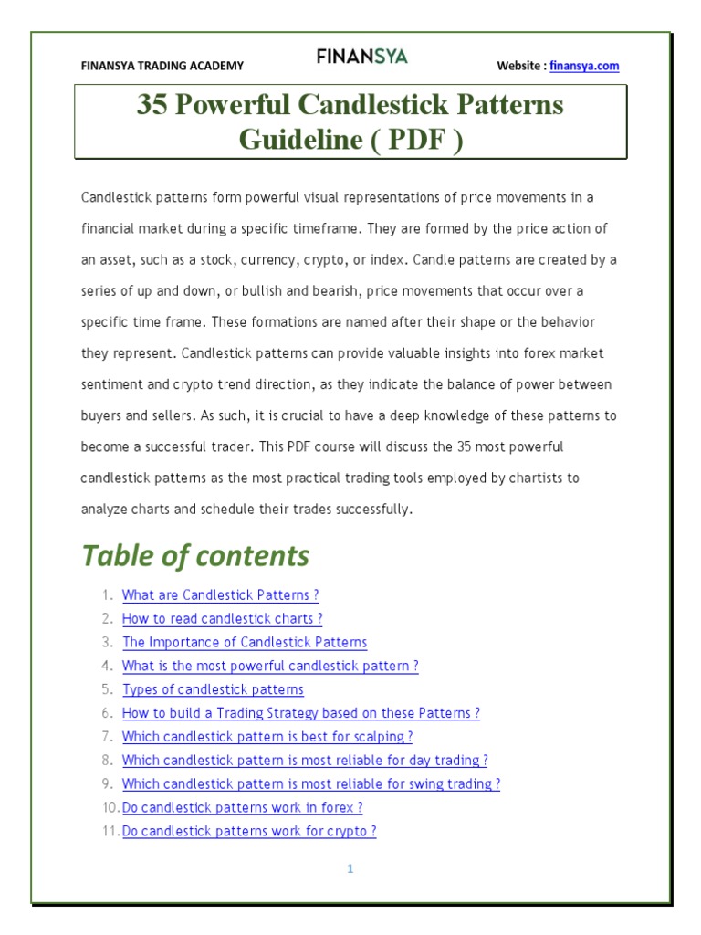 Powerful Candlestick Patterns Guide | PDF