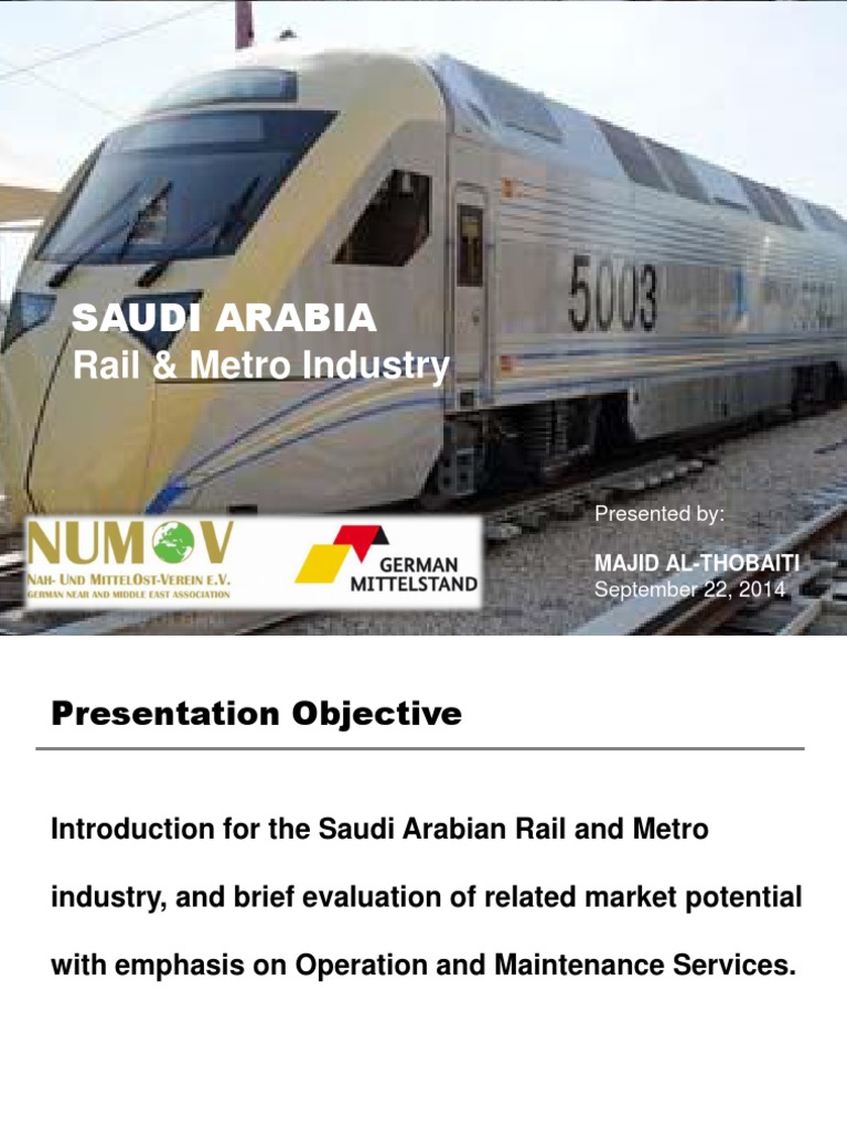 Saudi Arabia Rail and Metro Projects - Majid Al Thobaiti | PDF ...