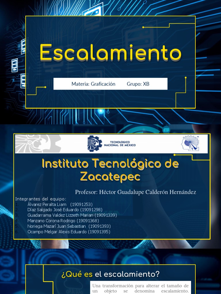 Escalamiento Graficación XB | PDF