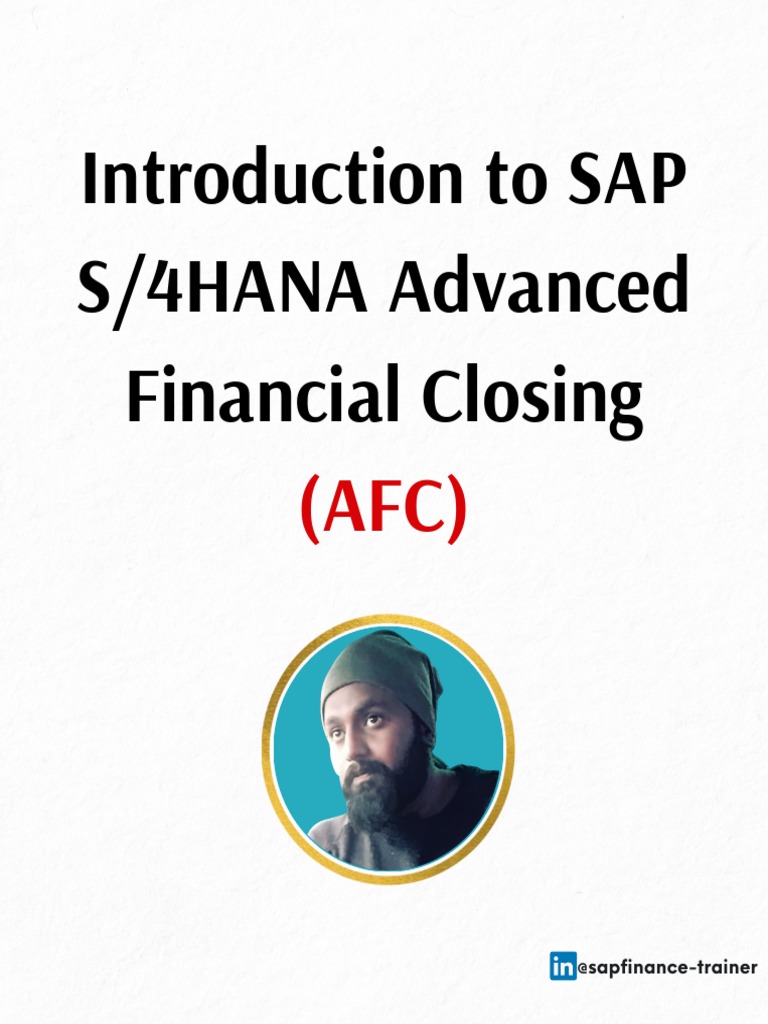 Introduction To SAP S4HANA Advanced Financial Closing | PDF | Analytics ...