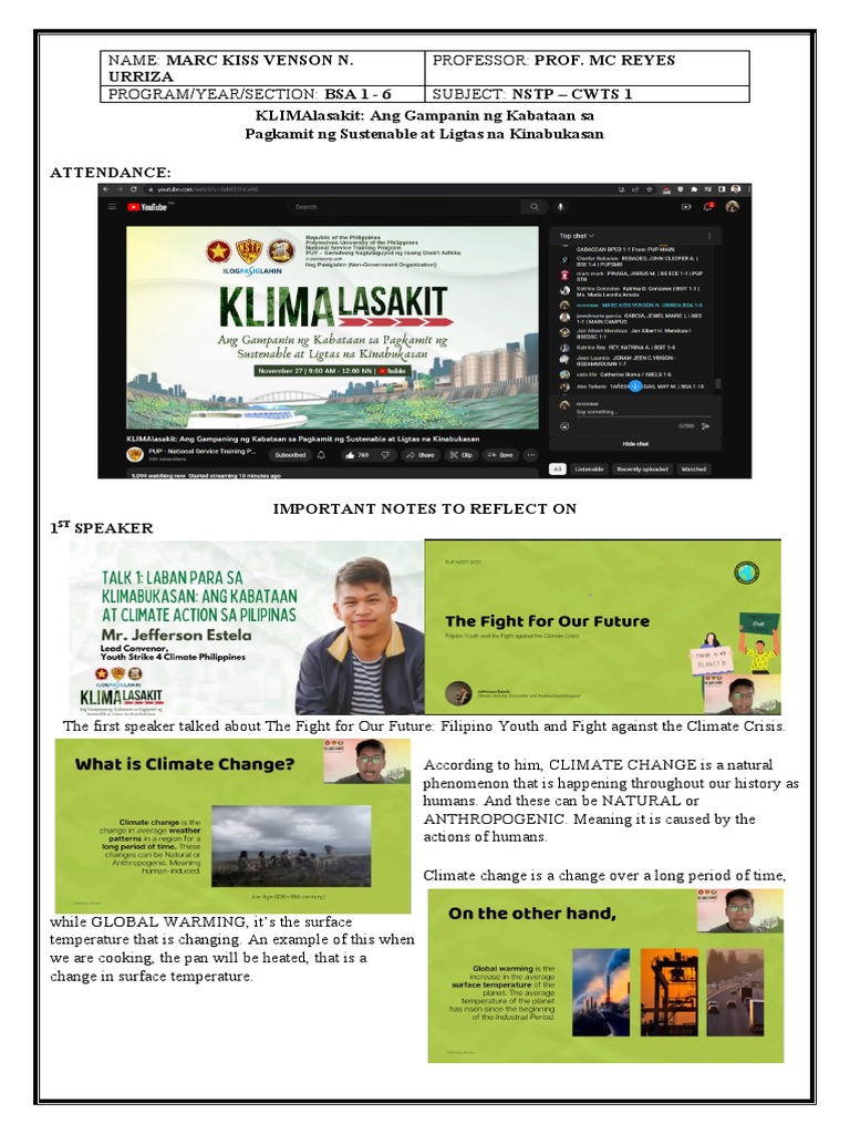 CWTS Format | PDF | Climate Change | Climate