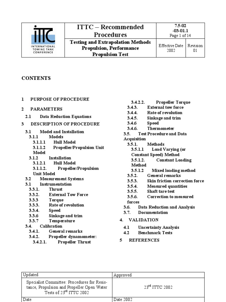 ITTC | PDF