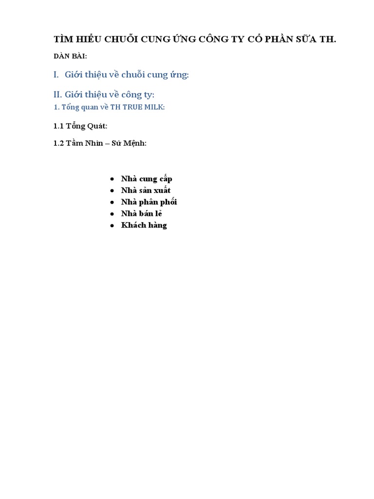 Tim Hieu Chung Chuoi Cung Ung TH True Mi | PDF