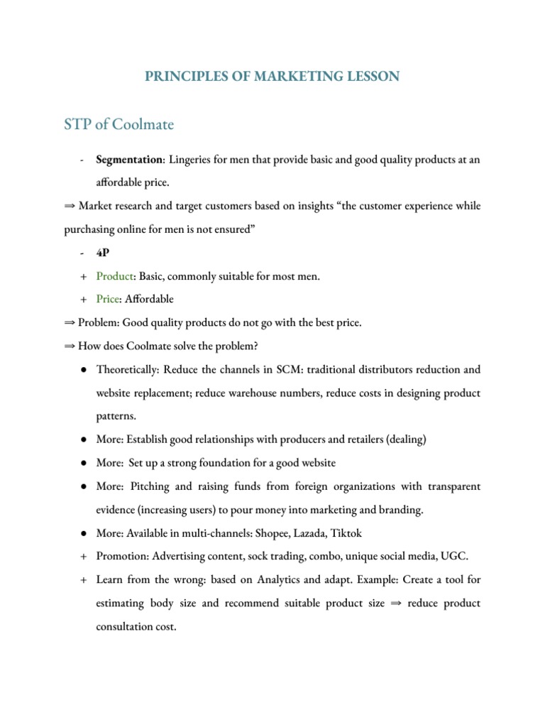 Marketing Note-Taking | PDF | Marketing | Consumer Behaviour