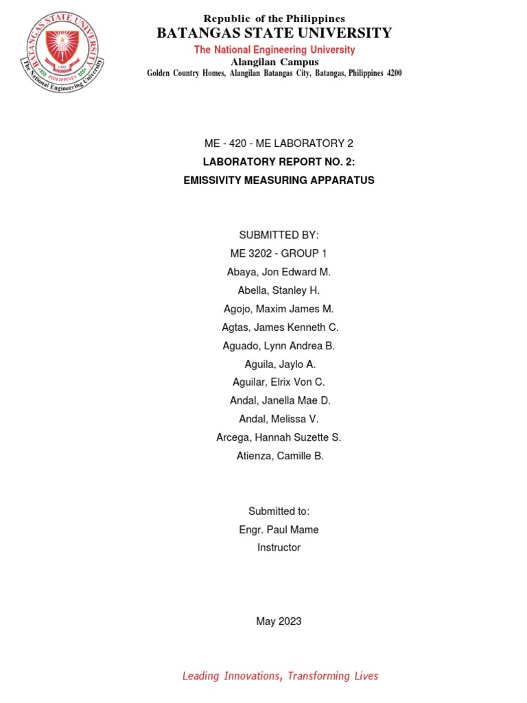 Emissivity Measurement Demonstrating Apparatus EMDA | PDF | Physical Quantities | Materials Science