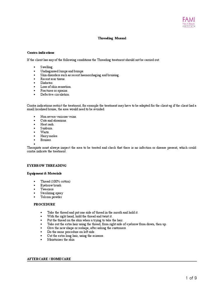 Threading Manual | PDF