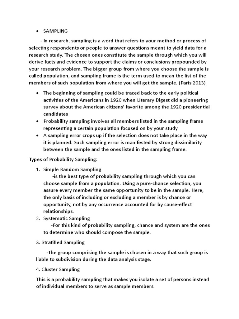 Practical Research Reviewer | PDF | Sampling (Statistics) | Interview
