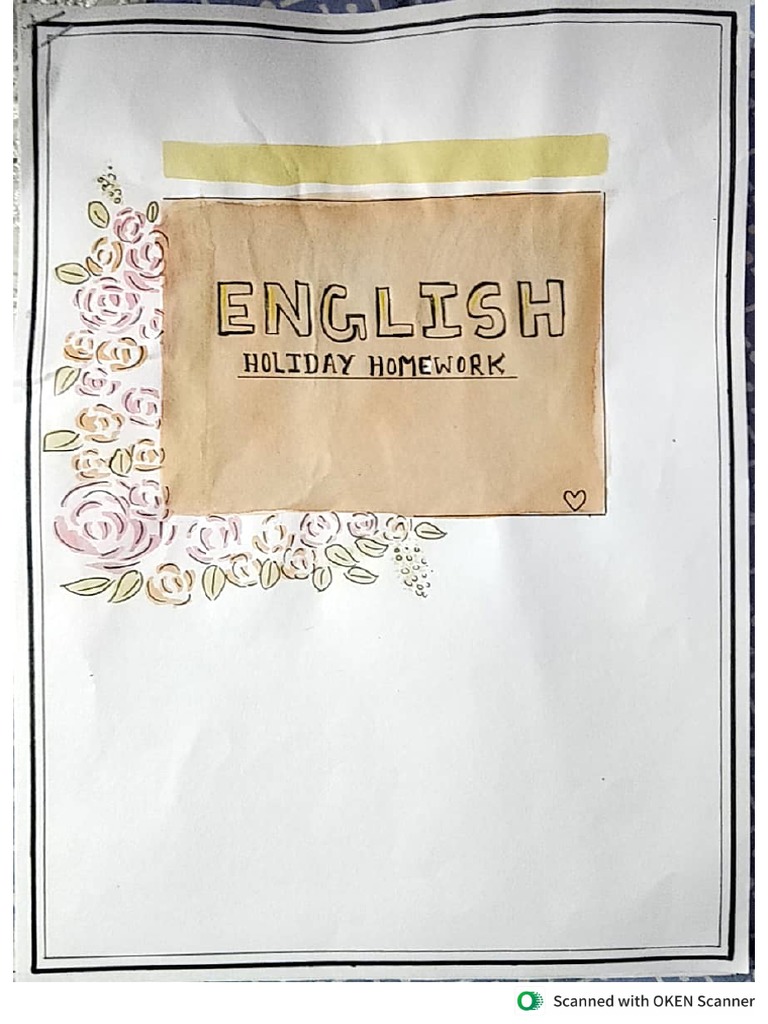 English Holiday Homework VIII | PDF