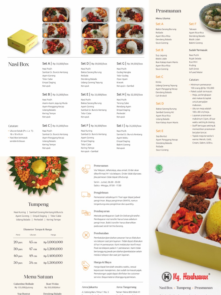 Pricelist - Ny Hendrawan | PDF