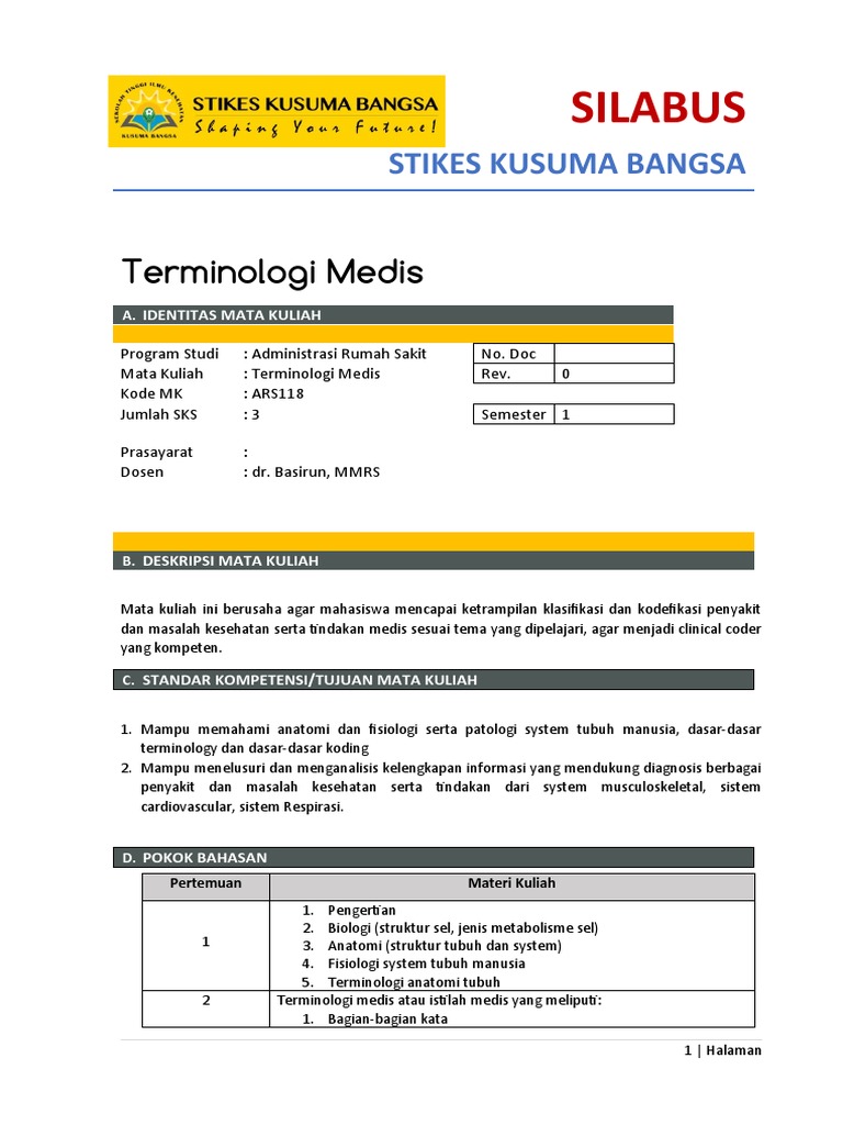 Terminologi Koding Medis di ARS | PDF
