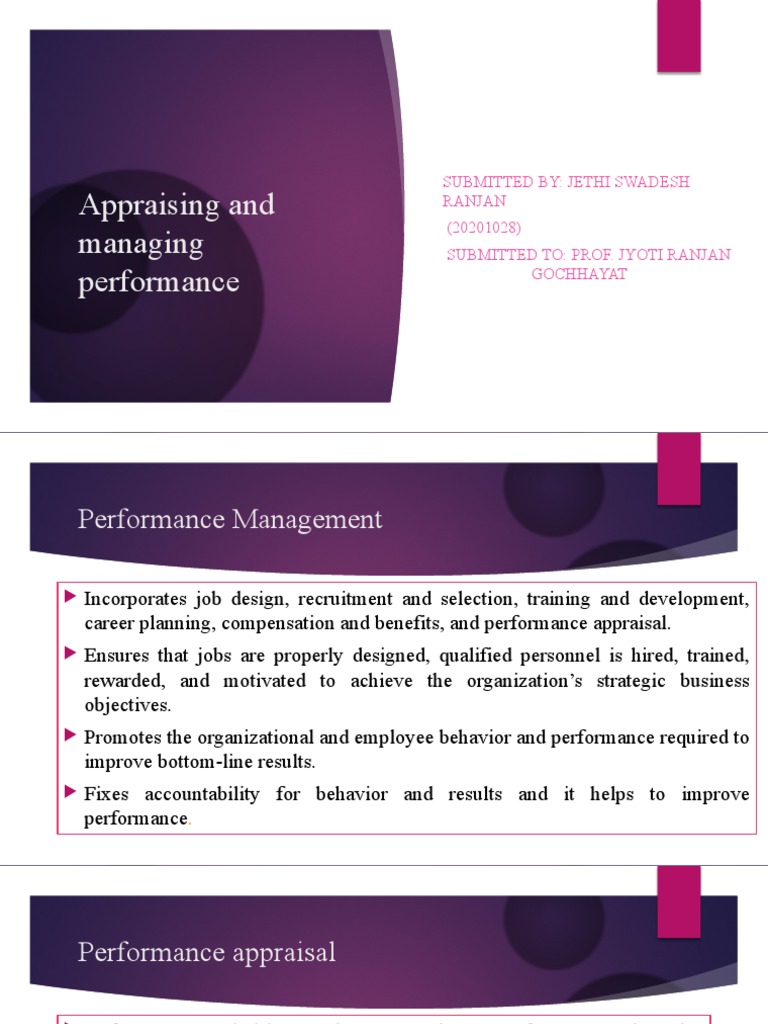 HRD PPT-1 | PDF | Performance Appraisal | Performance Management