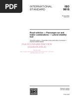 Iso 8855 2011 en PDF | PDF | Trailer (Vehicle) | Coordinate System