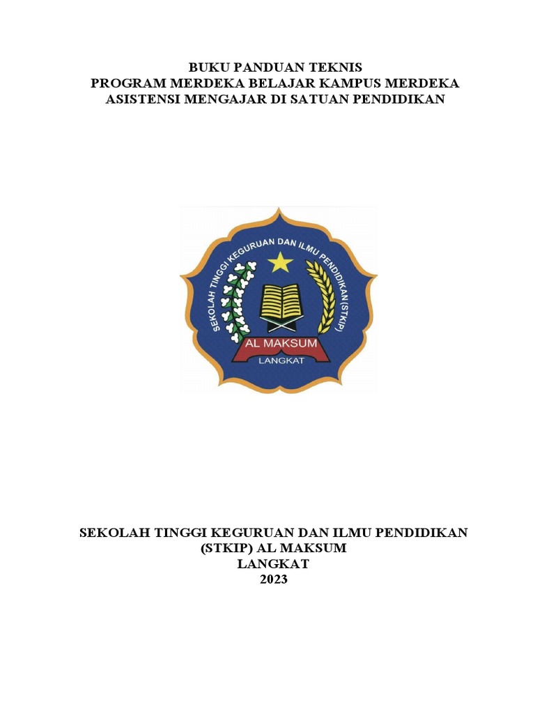 Panduan Asistensi Mengajar STKIP Al Maksum | PDF