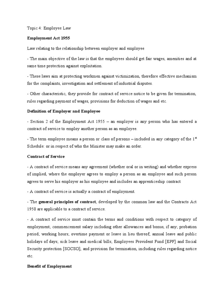 Law Chapter 5 Employee Law | PDF | Legal Liability | Tort