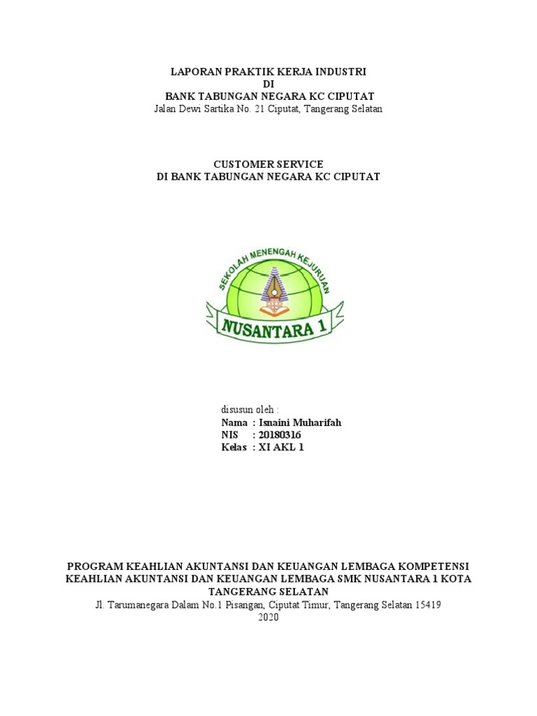 Cover Lap PKL | PDF