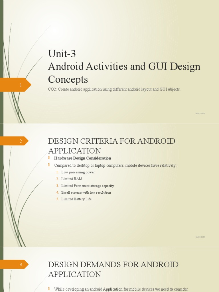 MCAD - Unit 3 | PDF | Graphical User Interfaces | Method (Computer Programming)