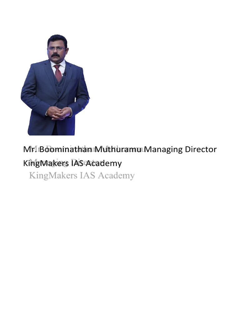 Mr. Boominathan Muthuramu Detailed | PDF