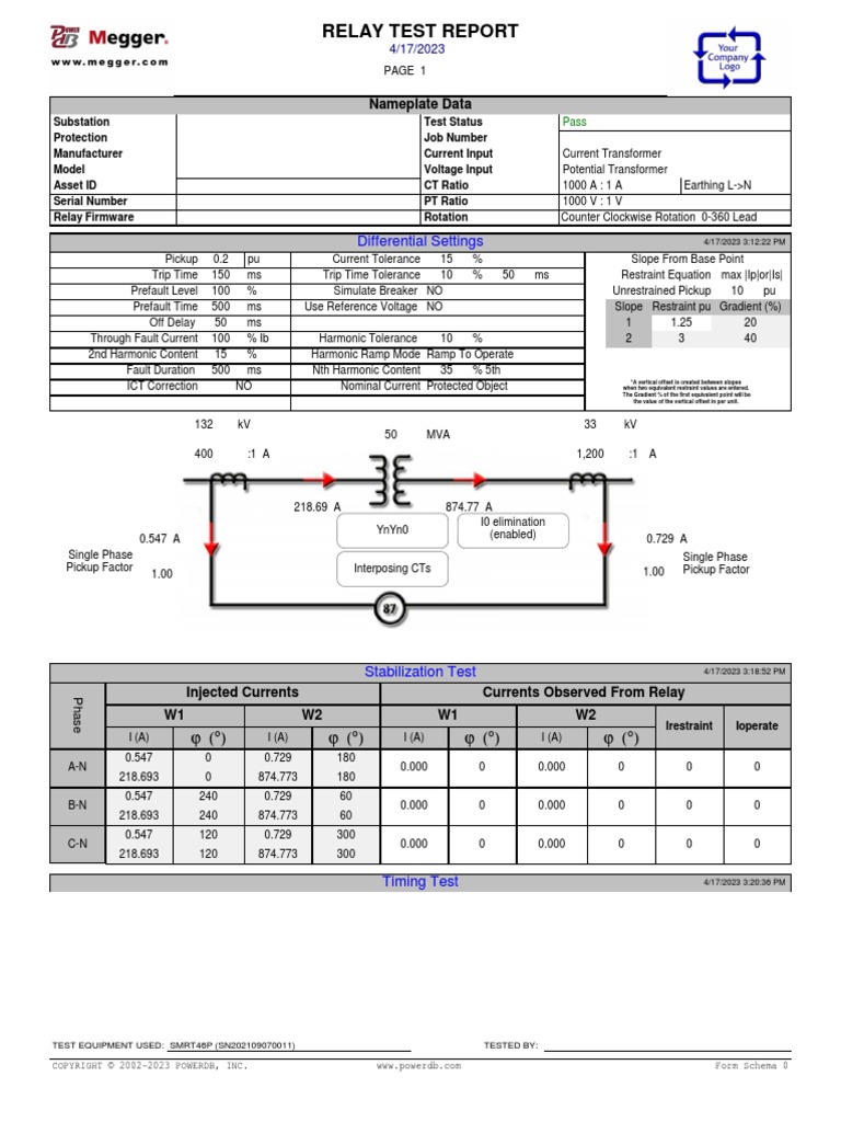 Test Report - RET 650 | Download Free PDF | Electronics | Electrical ...
