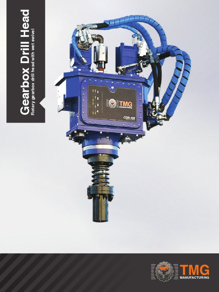 Rotary Gearbox Drill Head Overview | PDF | Drill | Gear