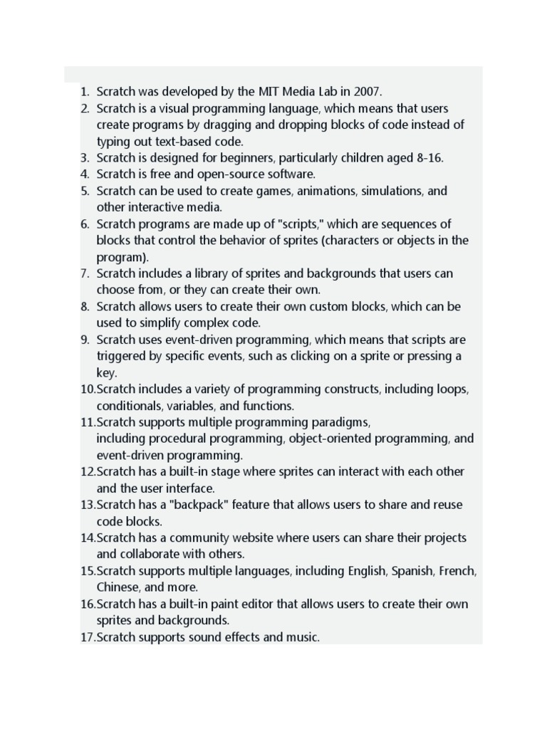 Scratch for Young Programmers | PDF | Scratch (Programming Language) | Computer Programming