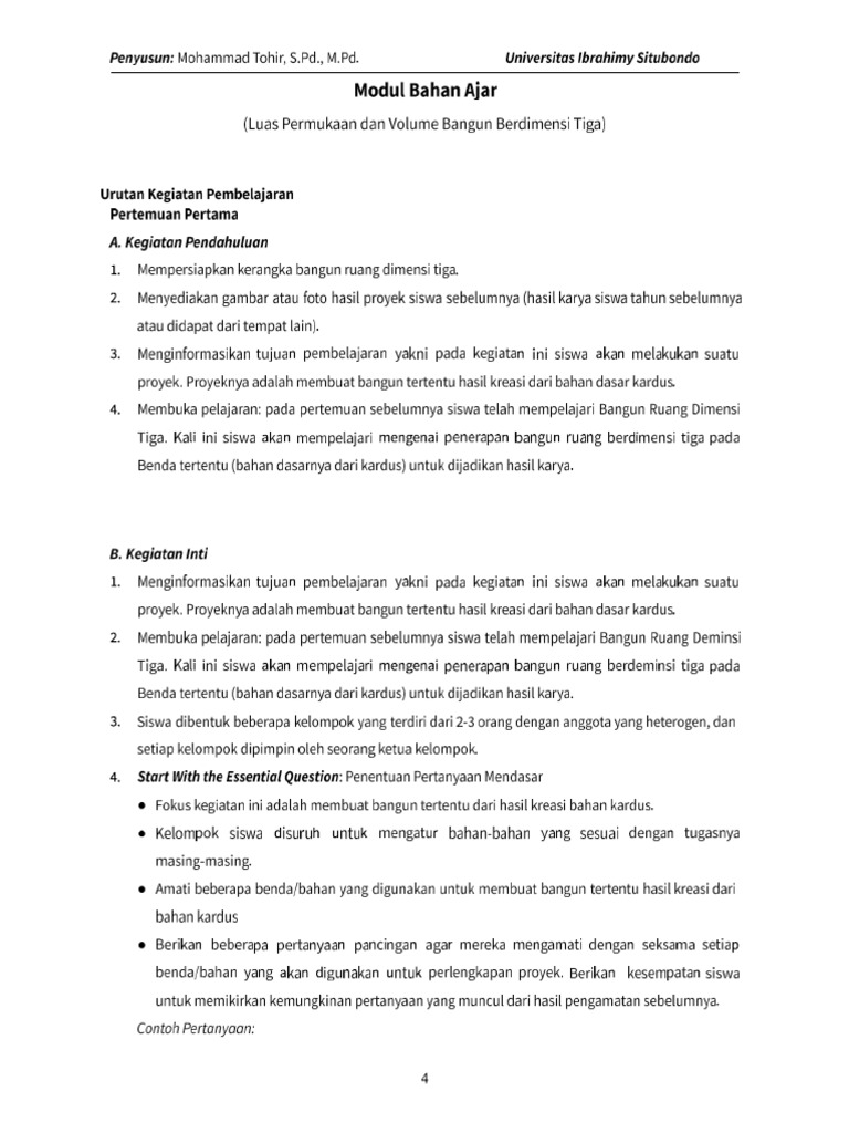 Modul Bahan Ajar Fase D | PDF