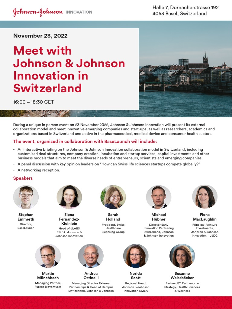 Johnson & Johnson Innovation Event 2022 | PDF | Innovation | Startup ...