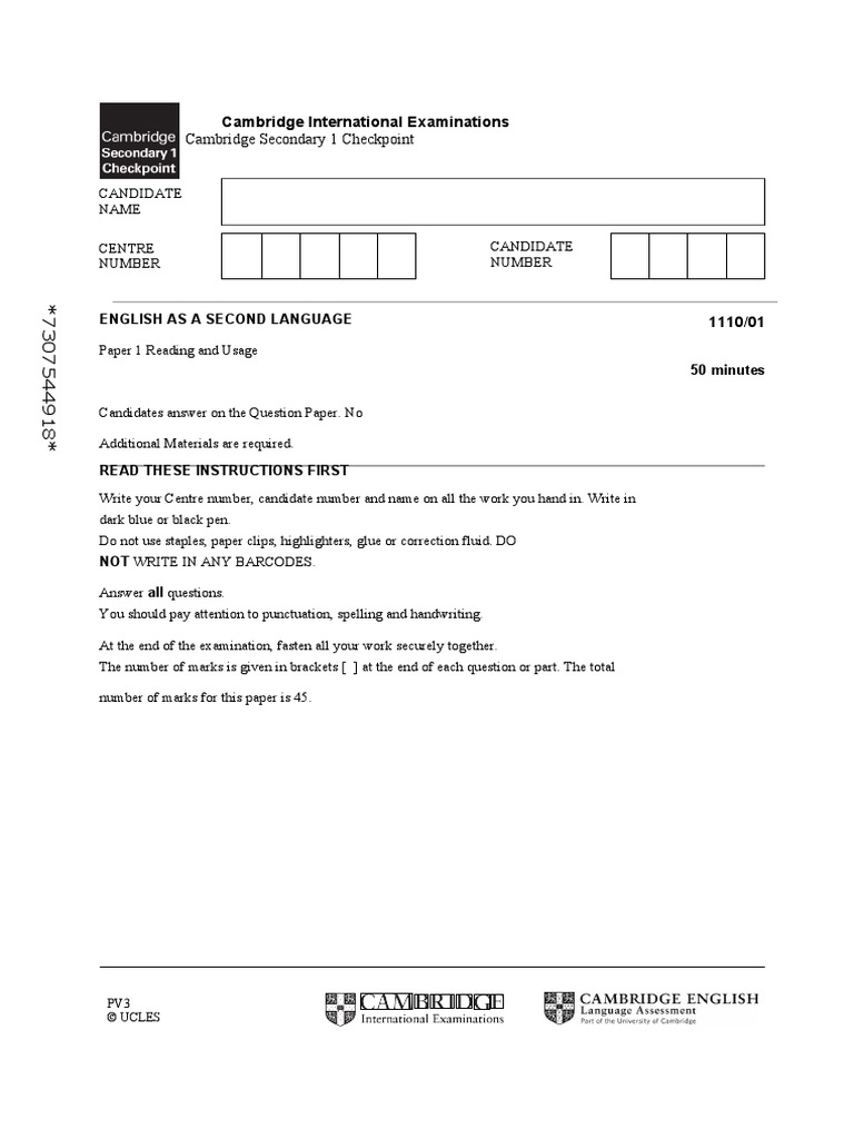 QP 1 Reading Practice For g8 Fin Test Prep 2023 | PDF | Space | Space ...