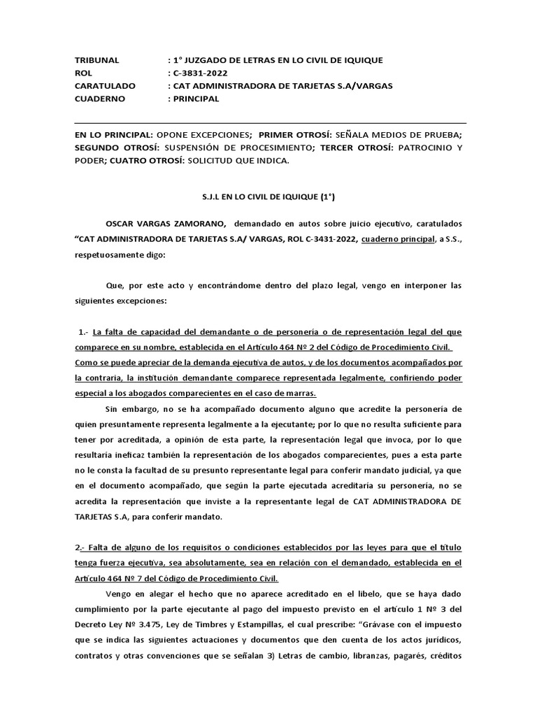 Excepcion Cami | PDF | Justicia | Crimen y violencia