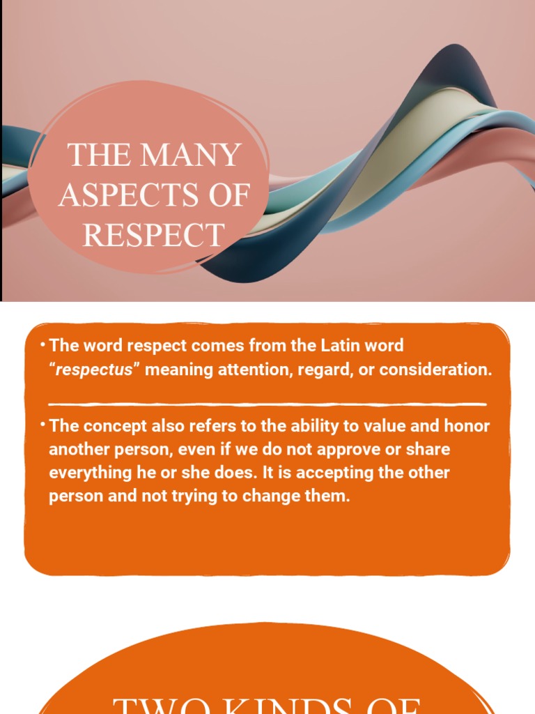 ESP 7 Lesson 1 Respect | PDF | Applied Ethics | Cognitive Science