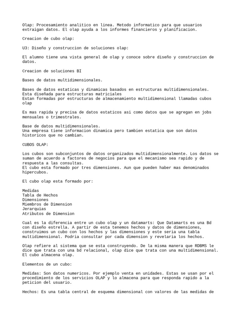 Resumen de Base de Datos Programacion | PDF | Almacén de datos | Bases de datos