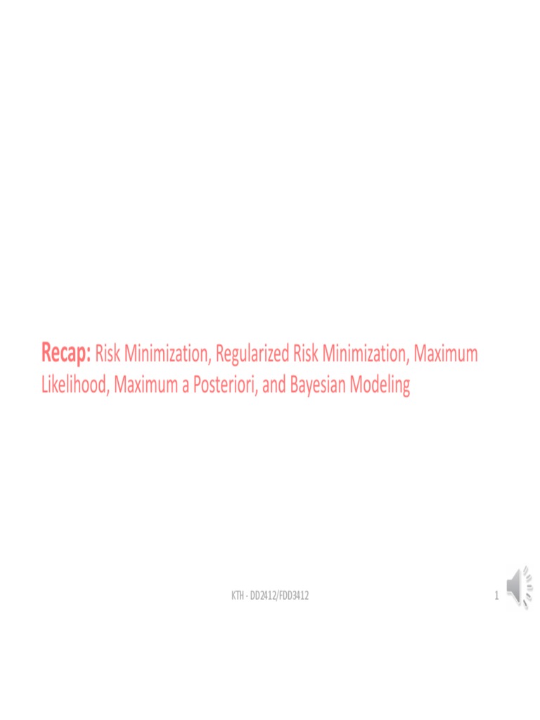 0 2 Intro MLE MAP Recap | PDF