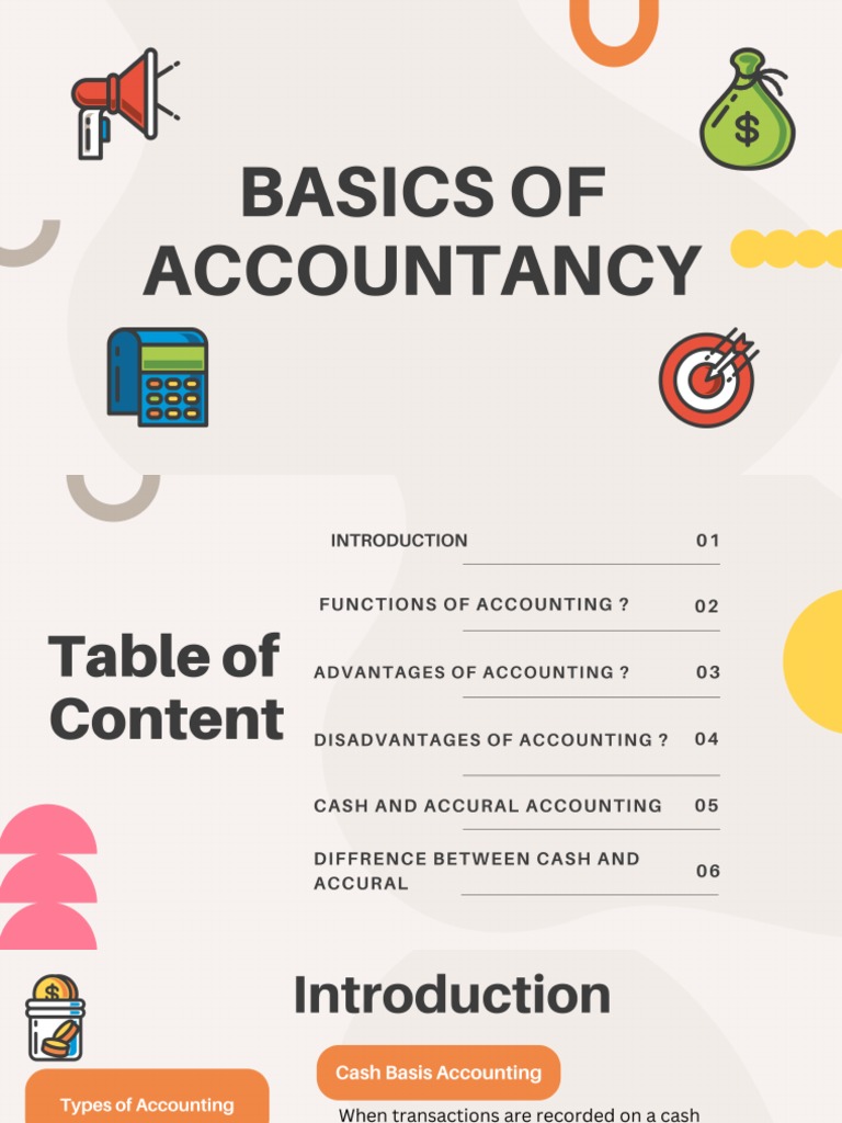 Basics of Accountancy | PDF